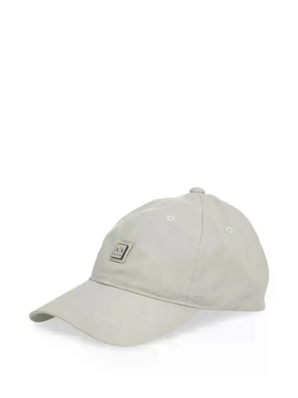 Armani Exchange Logo Plaque Baseball Cap - Grey