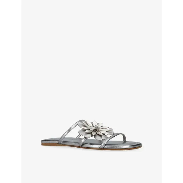 Zimmermann Belara Flat Sandals With Appliqué Detail