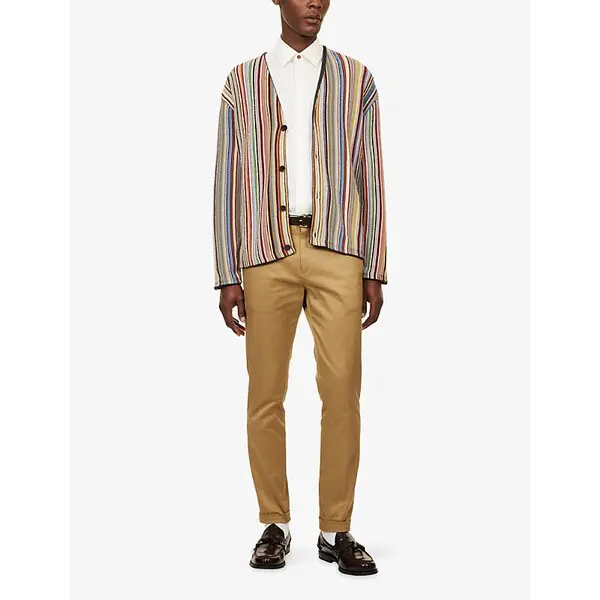 Paul Smith Turn-up Cotton Trousers