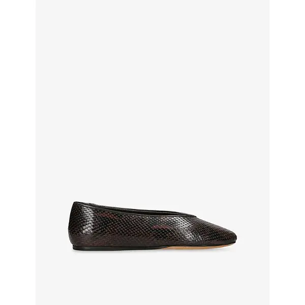 Le Monde Beryl Leather Ballet Flats