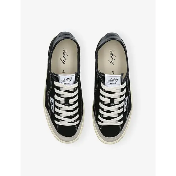 AUTRY Windscape Canvas And Suede Trainers - Black