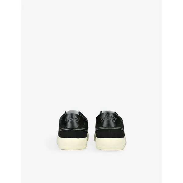 AUTRY Windscape Canvas And Suede Trainers - Black