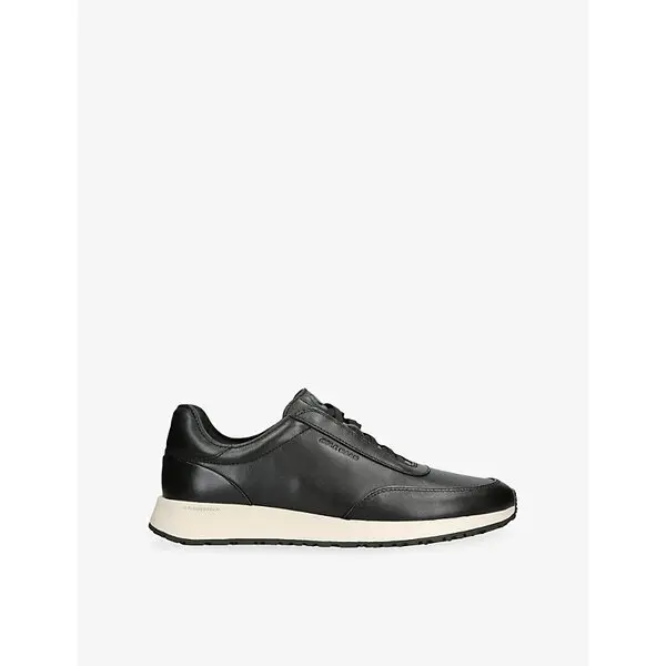 Cole Haan Grandpro Luxe Leather Trainers - Blk/white
