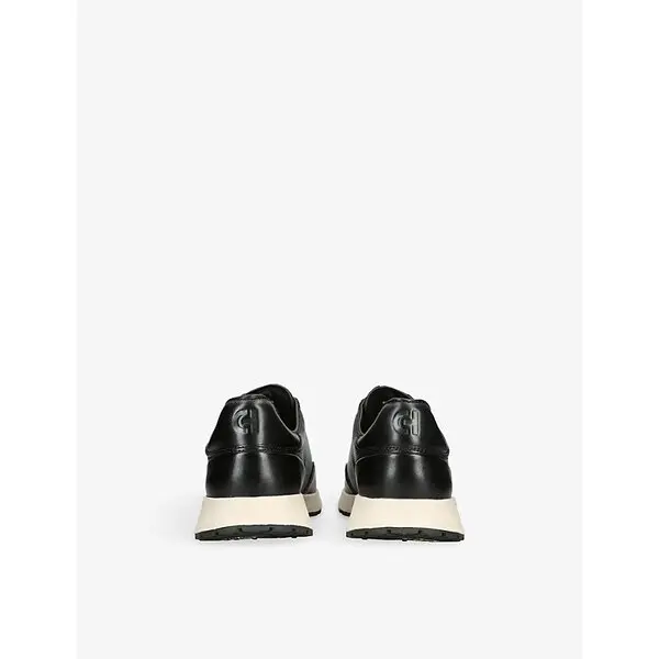 Cole Haan Grandpro Luxe Leather Trainers - Blk/white