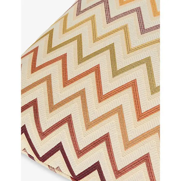Missoni Watamu Zigzag-pattern Cotton-blend Cushion 40cm X 40cm