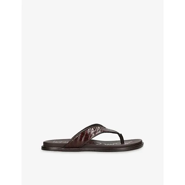 Sam Edelman Lila Leather Sandals - Brown