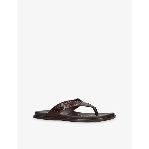 Sam Edelman Lila Leather Sandals - Brown