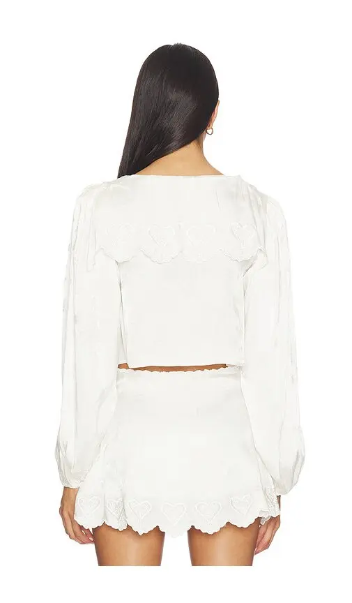 For Love & Lemons Locked Hearts Top
