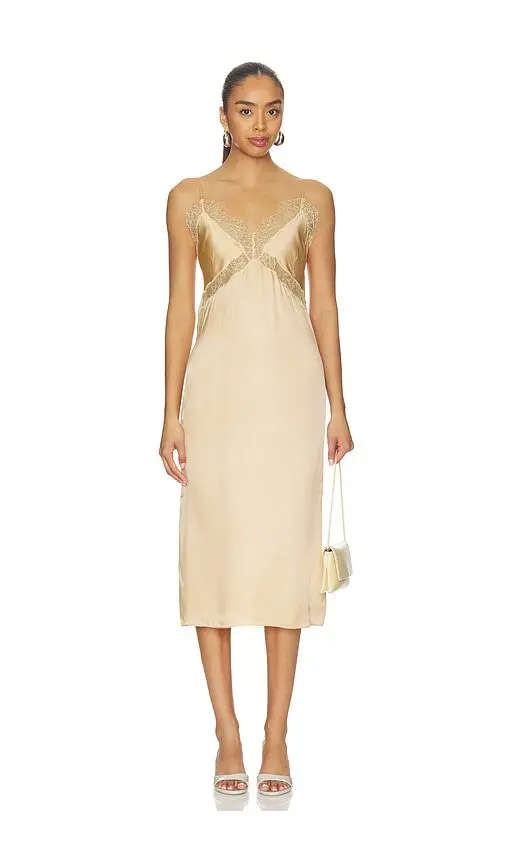 ANINE BING Carissa Slip Dress - Blush