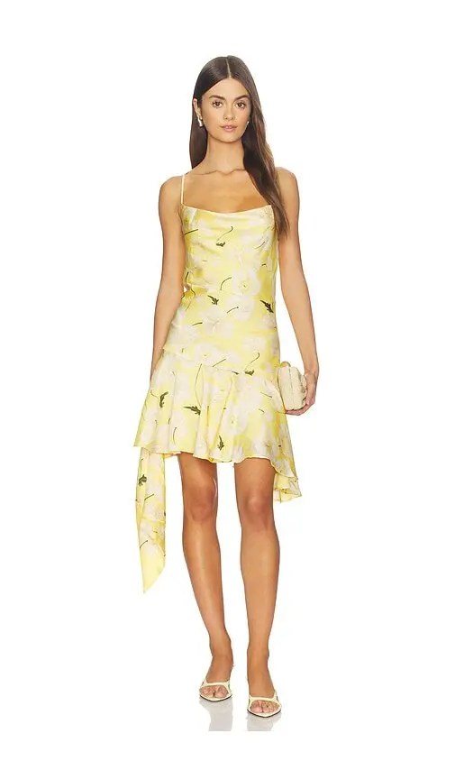 Astr The Label Paloma Dress - Lemon