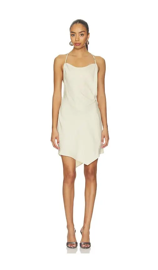 Helmut Lang Knot Slip Dress - Ivory