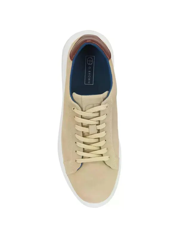 G. BROWN SHOES G. Brown Puff Suede Sneakers