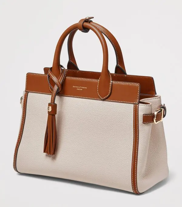 ASPINAL OF LONDON Savannah Leather Top-handle Bag