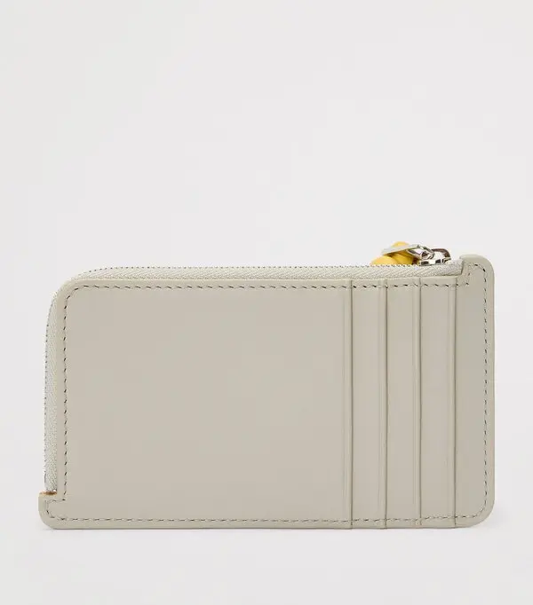 Loewe Leather Knot Card Holder - Grey