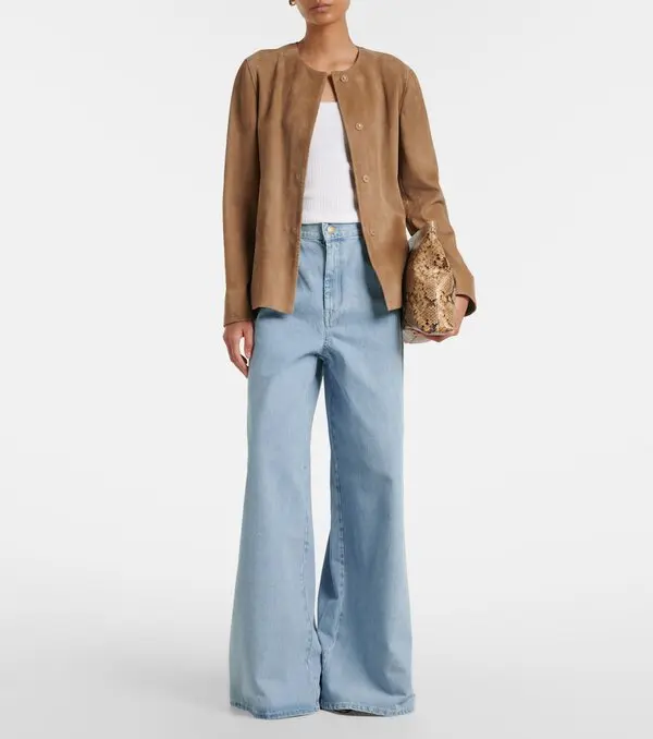 Max Mara High-rise Wide-leg Jeans - Blue