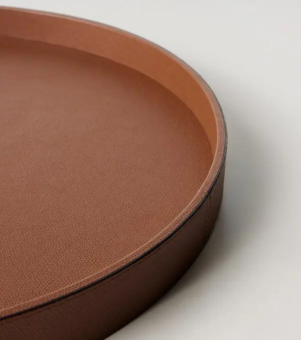 GIOBAGNARA Polo Large Leather Tray
