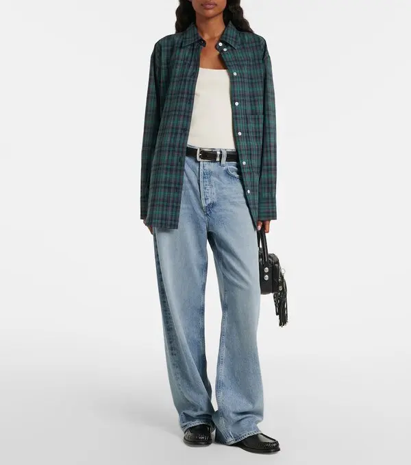 AGOLDE Low Slung Baggy Wide-leg Jeans - Blue