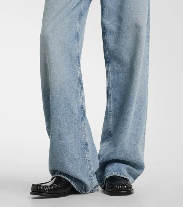 AGOLDE Low Slung Baggy Wide-leg Jeans - Blue