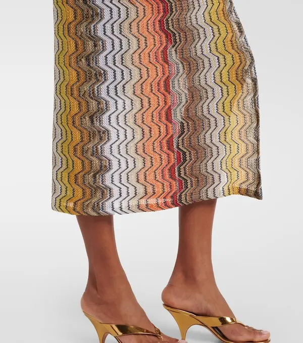 Missoni Wave Lame Beach Dress