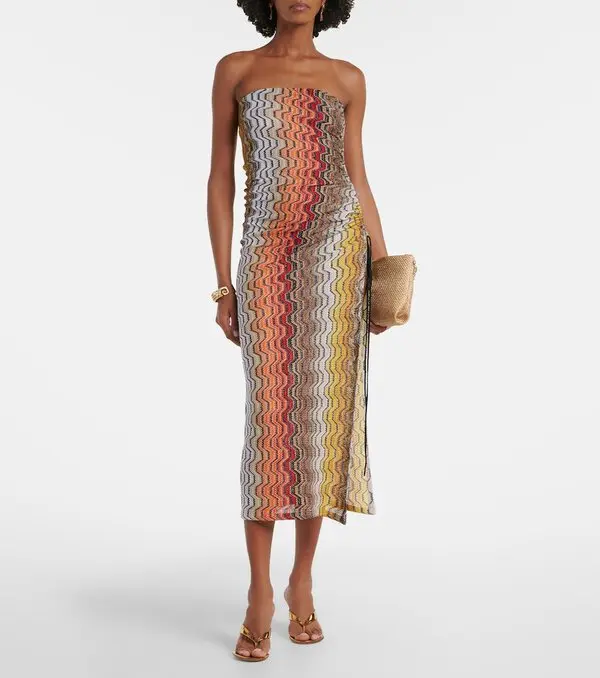 Missoni Wave Lame Beach Dress