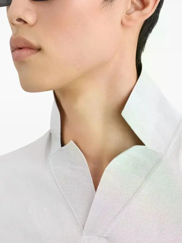 Dolce & Gabbana Silk Polo Shirt