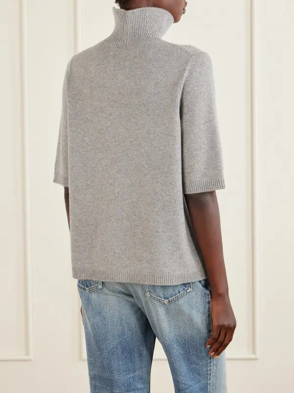 Alaïa Cashmere-blend Turtleneck Sweater