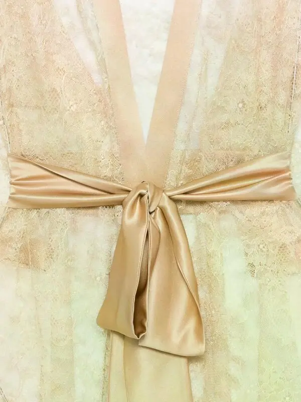 Carine Gilson Lace Robe - Neutrals