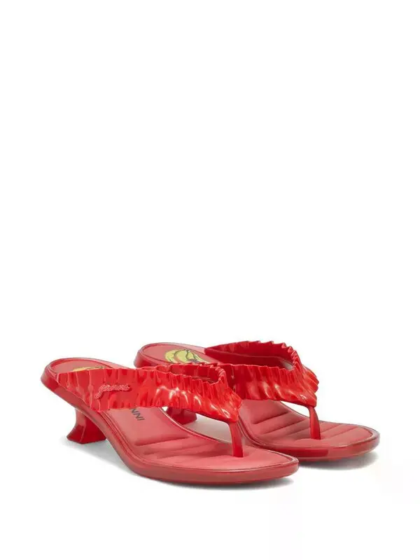 GANNI X Melissa Logo-print Heeled Sandals