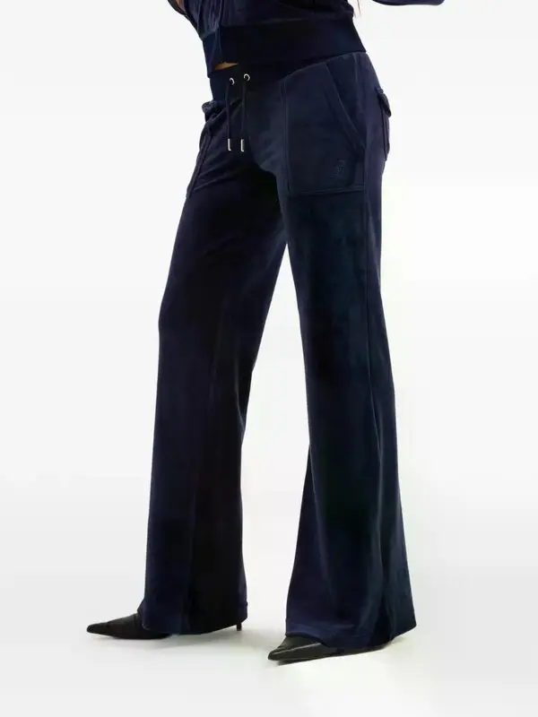Juicy Couture Velour Track Pants - Blue