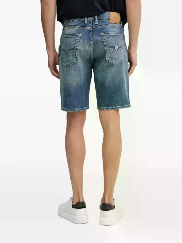 Guess Denim Shorts With Faded Effect