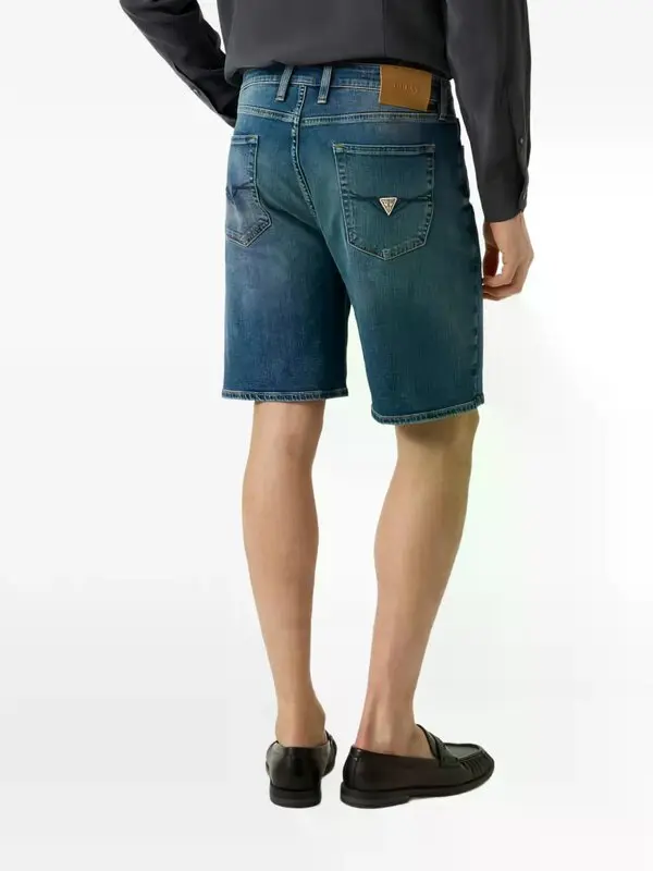 Guess Denim Shorts With Faded Effect