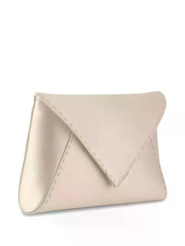 Tyler Ellis Large Lee Pouchet Envelope Clutch Bag - Neutrals