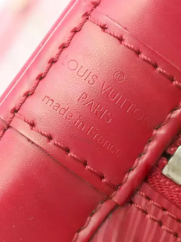 LOUIS VUITTON Epi Alma Pm Handbag - Red