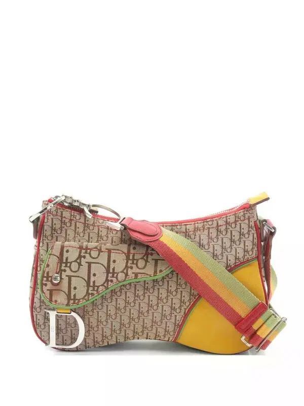 Dior Rasta Trotter Saddle Crossbody Bag - Neutrals