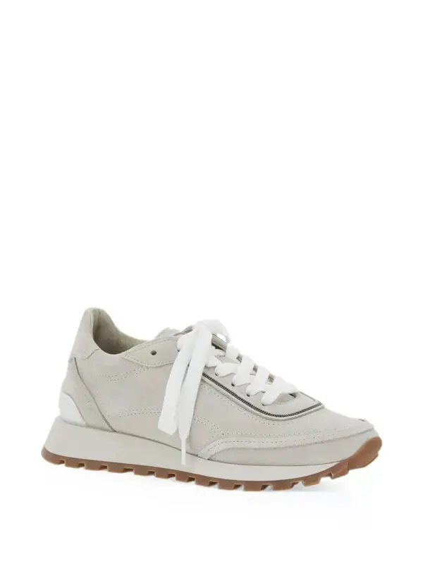 Brunello Cucinelli Monili-trim Panelled Sneakers
