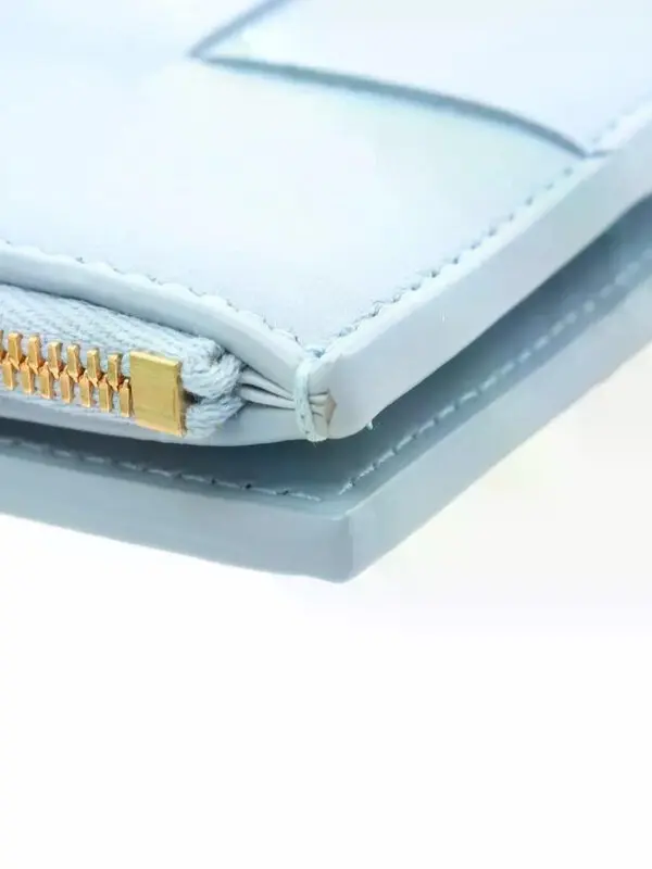 Bottega Veneta 2010s Cassette Maxi Intrecciato Bi-fold Wallet