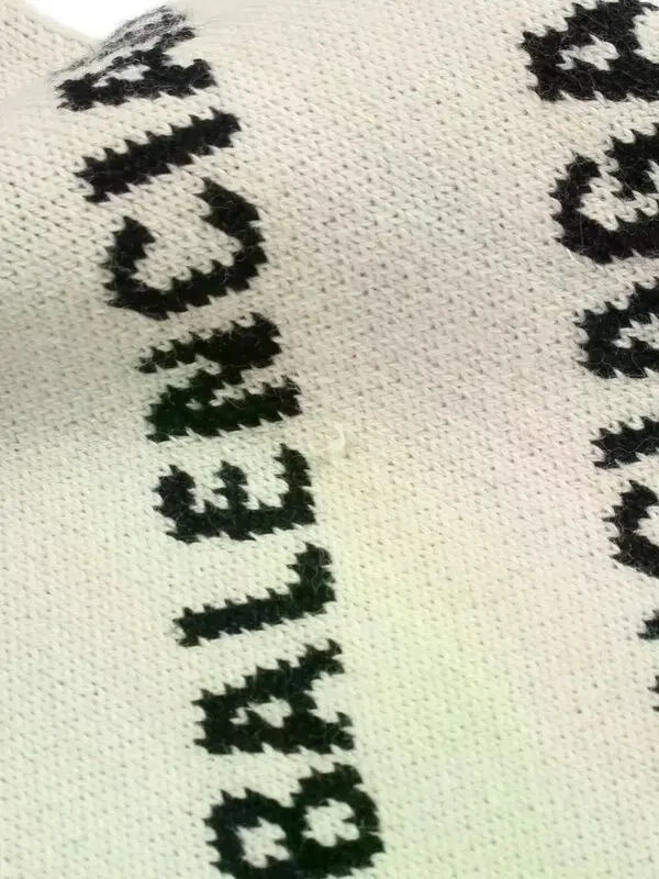 Balenciaga All-over Logo Knit Sweater