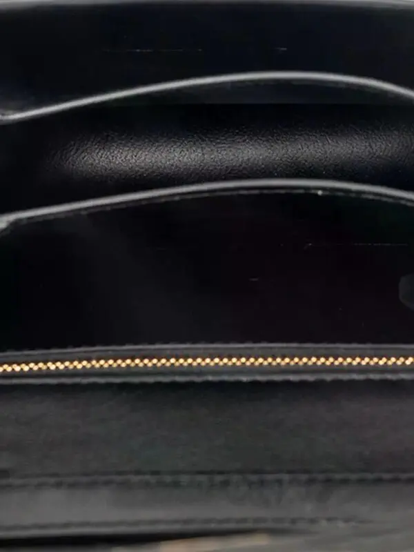 Celine Small Calfskin Classic Box Crossbody Bag - Black