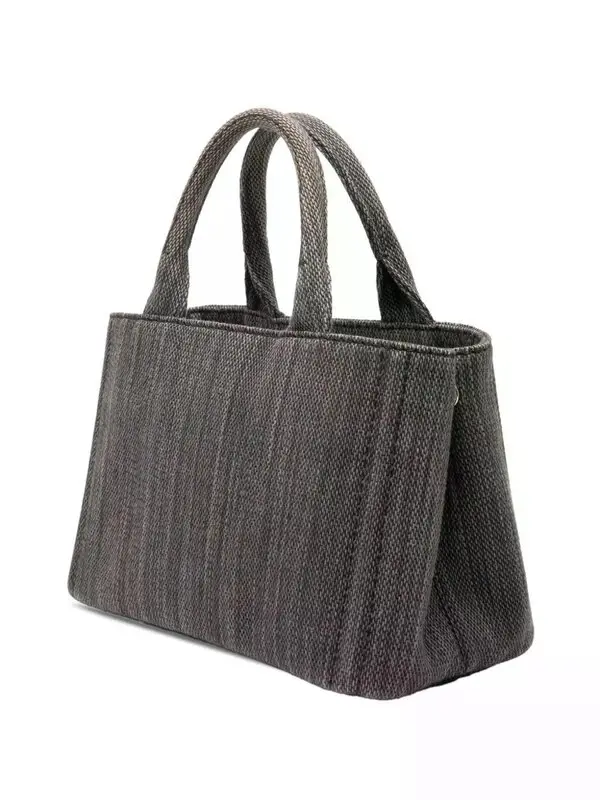 Prada Canapa Satchel - Grey