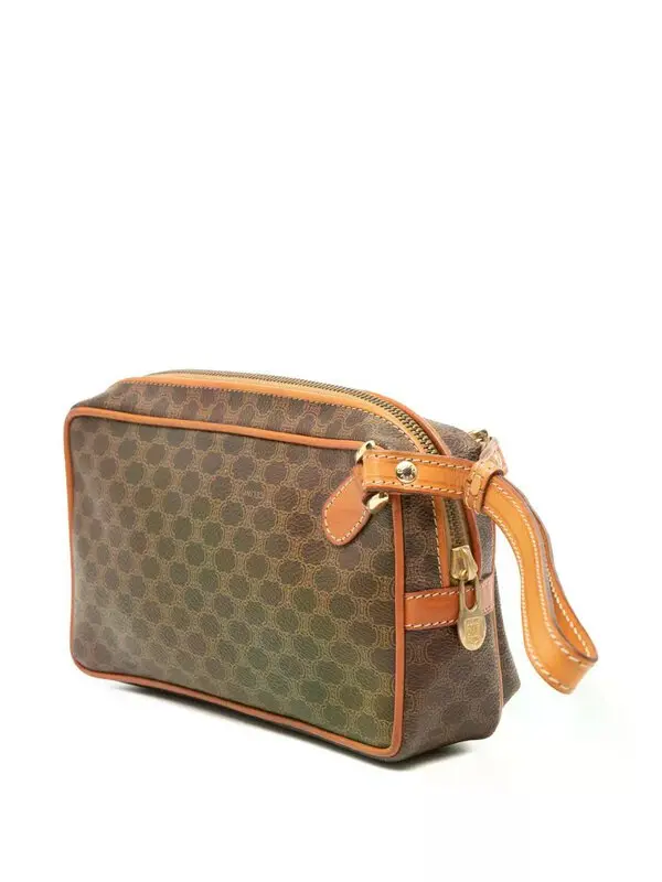 Celine Macadam Coated Canvas Clutch Bag