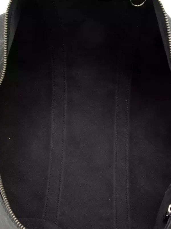 LOUIS VUITTON Monogram Eclipse Keepall Bandouliere 45 Travel Bag