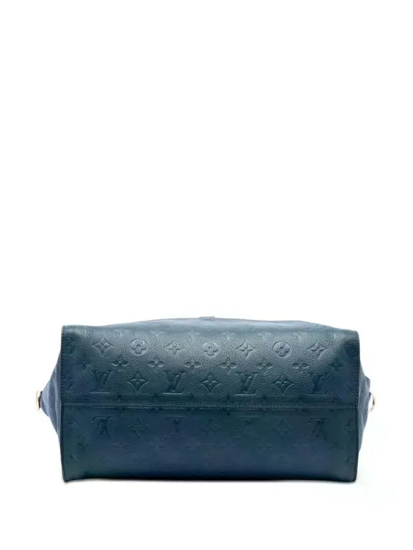 LOUIS VUITTON Monogram Empreinte Lumineuse Pm Satchel - Blue