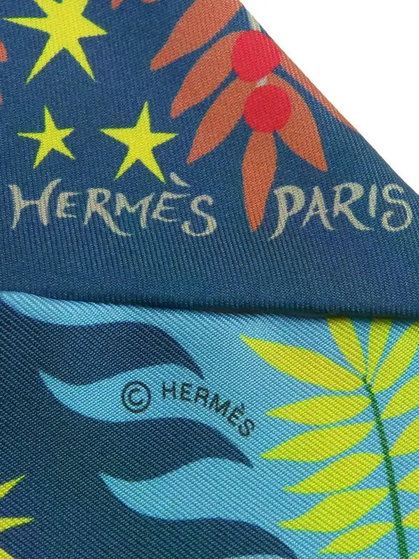 Hermès 2022 Sous Le Charme D Orphee Silk Twilly Scarf Scarves