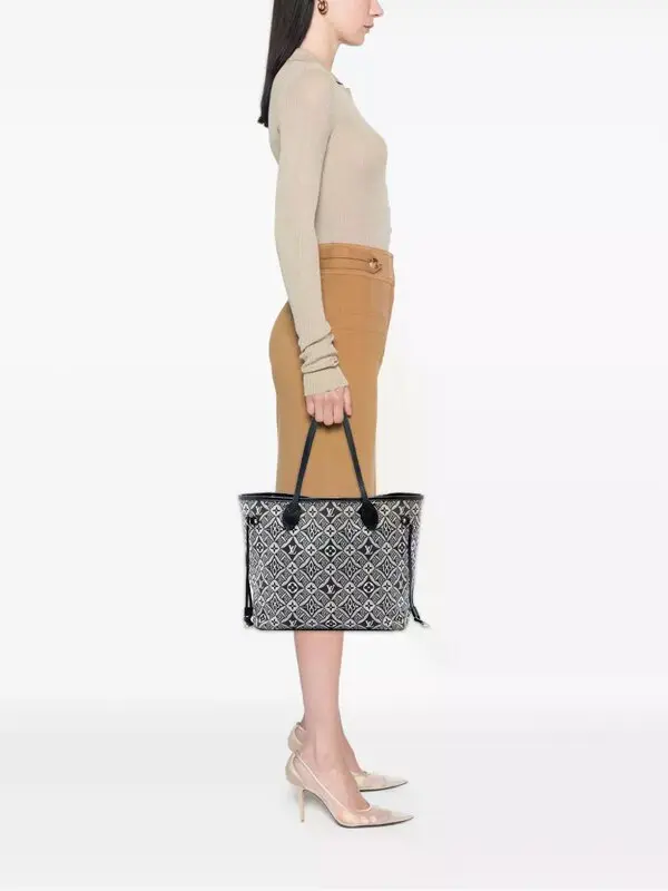 LOUIS VUITTON Monogram Jacquard Since 1854 Neverfull Mm Tote Bag