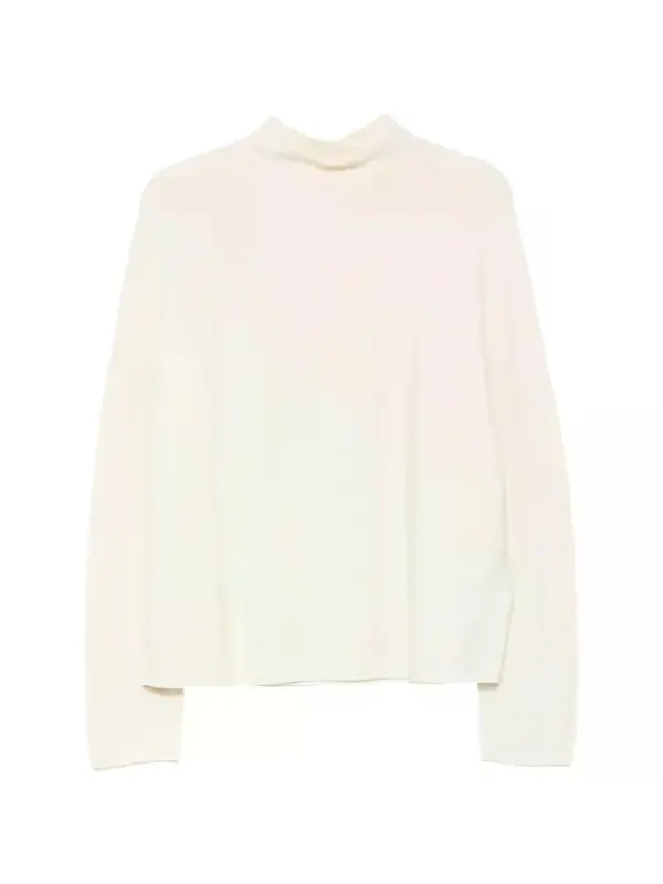 Marc O'polo Seamless High Neck Long Sleeve Sweater - Neutrals