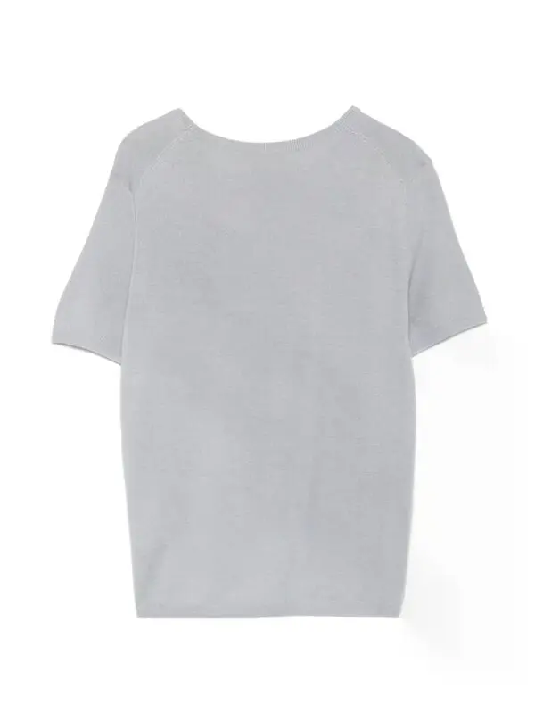 Marc O'polo Short Sleeve Knitted Sweater - Grey