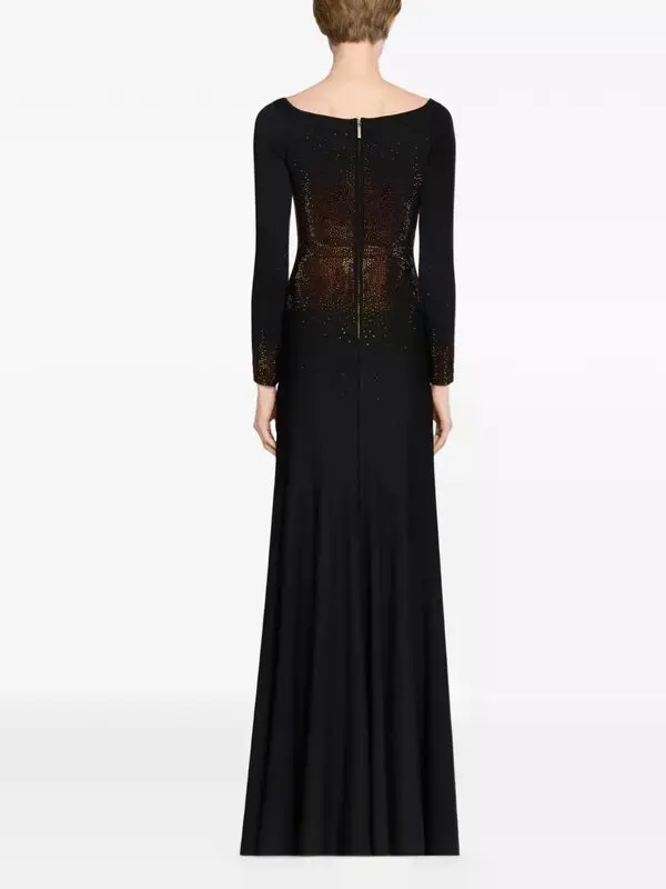 Elie Saab Embellished Maxi Dress - Black