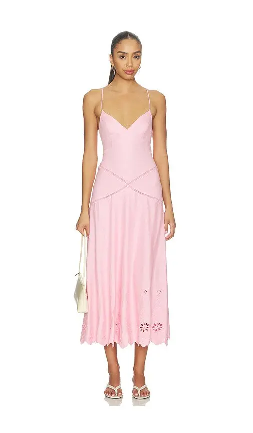 Astr The Label Lainey Dress - Pink