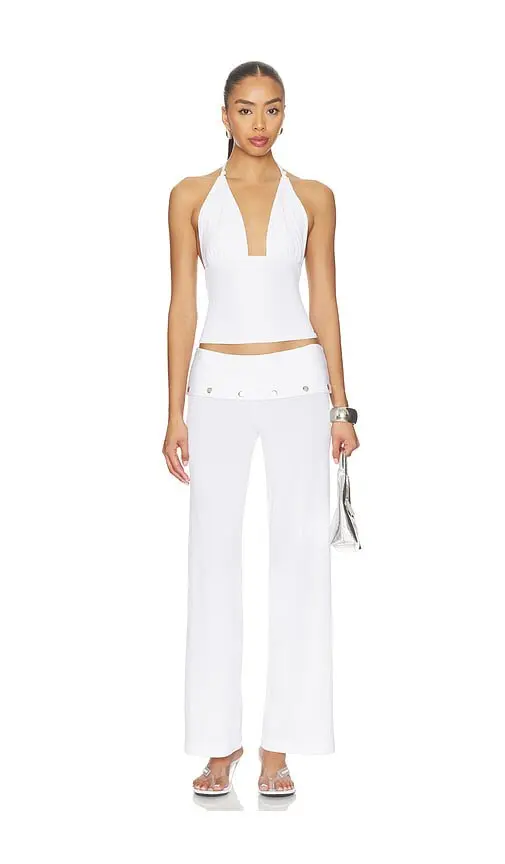 BELLA VENICE The Jade Halterneck Top