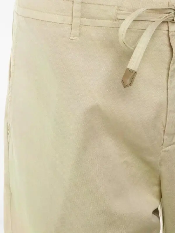 Canali Drawstring Waist Chino Trousers - Neutrals